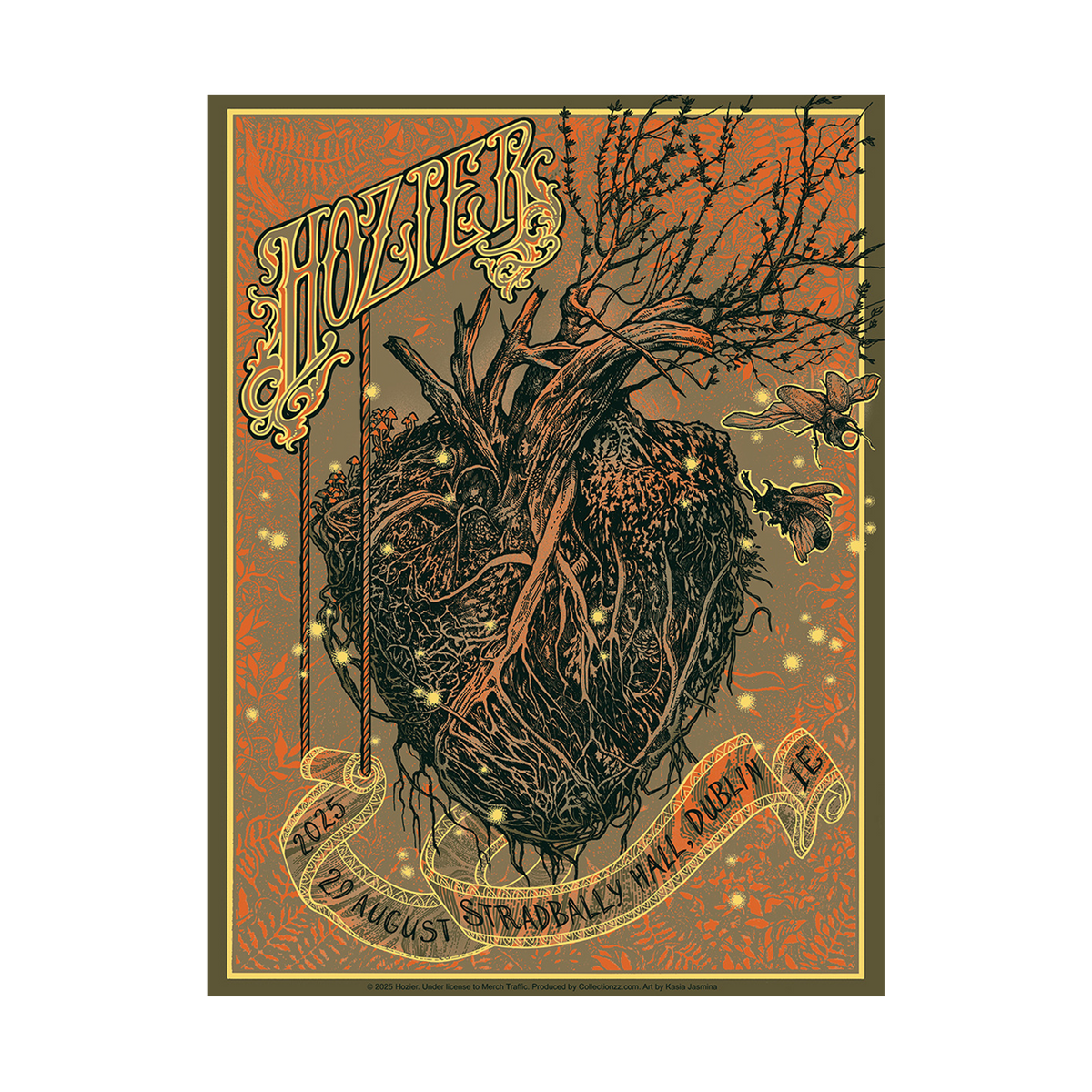 Unreal Unearth Tour 2025 Stradbally Hall Poster - Hozier