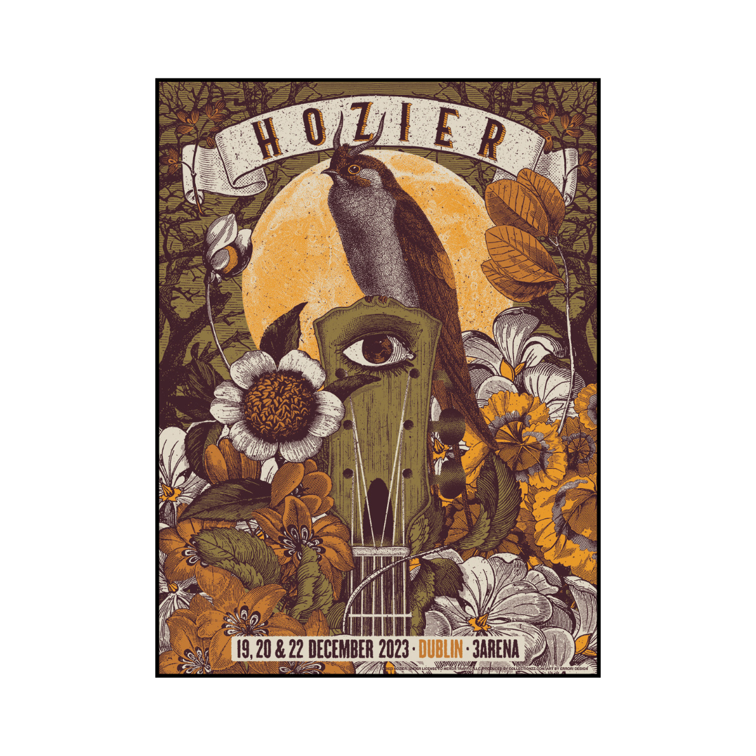 Dublin Event Poster - Hozier